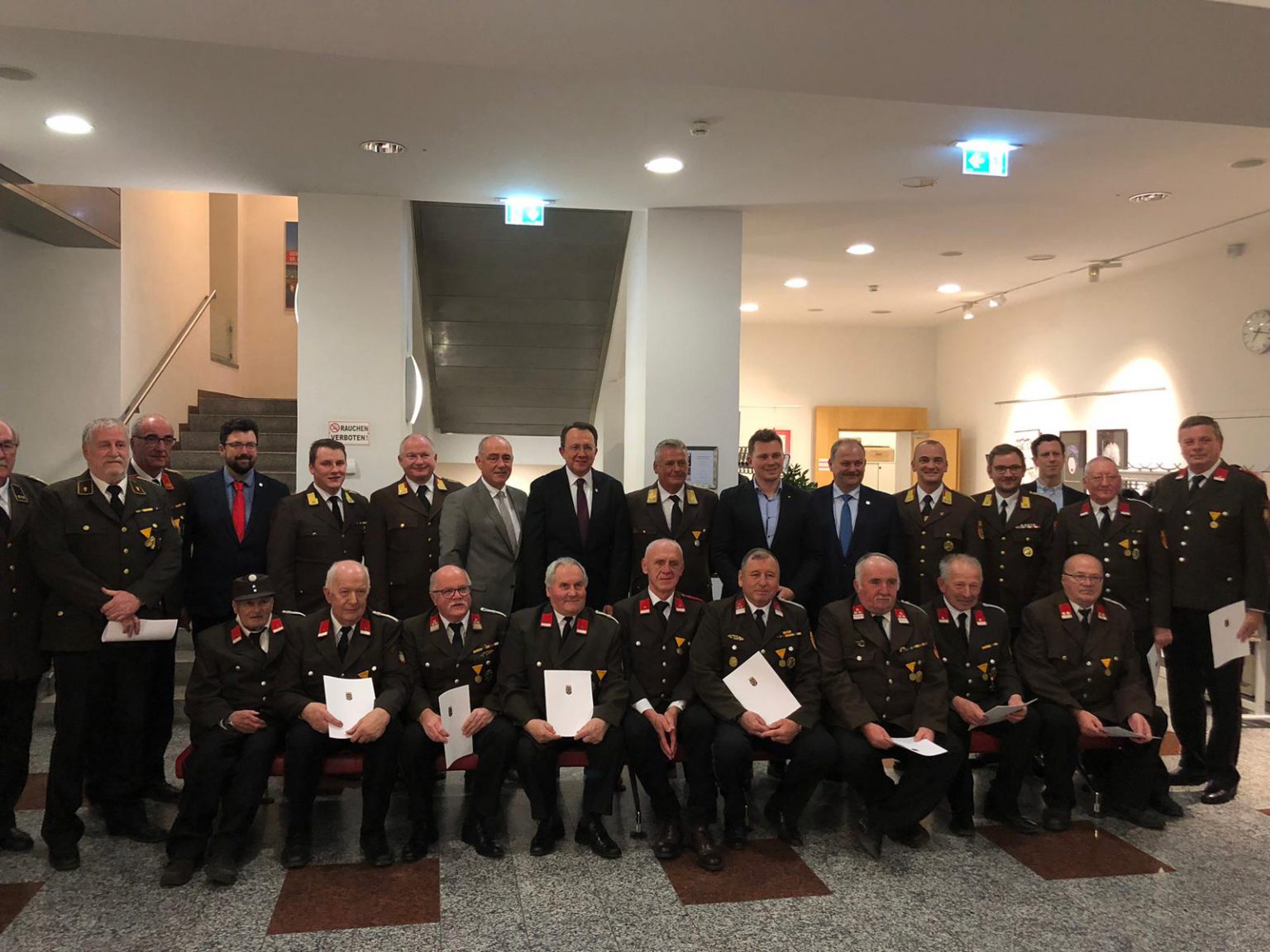 Ehrung für verdienstvolle Jahre – Freiwillige Feuerwehr St. Pölten – Ratzersdorf